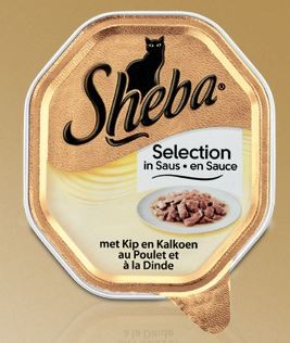 Sheba Mini Filets mit Huhn und Pute in Sauce Katzen-Nassfutter (Schale ...