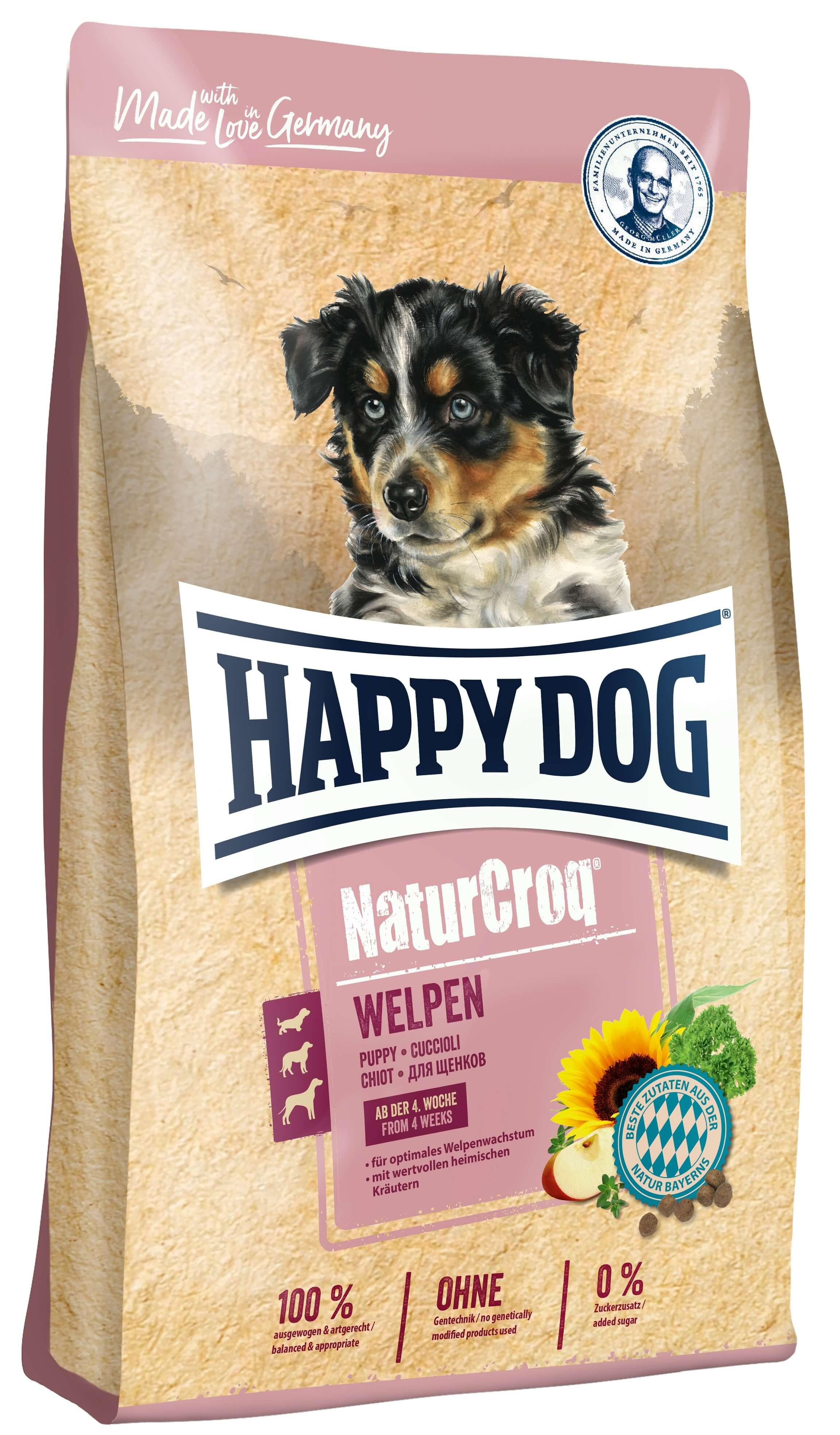 Happy Dog NaturCroq Puppy Hundefutter | Vollwertig | Günstig