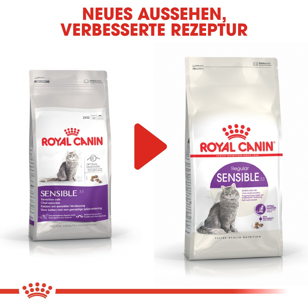 Royal Canin Sensible 33 Katzenfutter Bis zu 30 g 252 nstiger