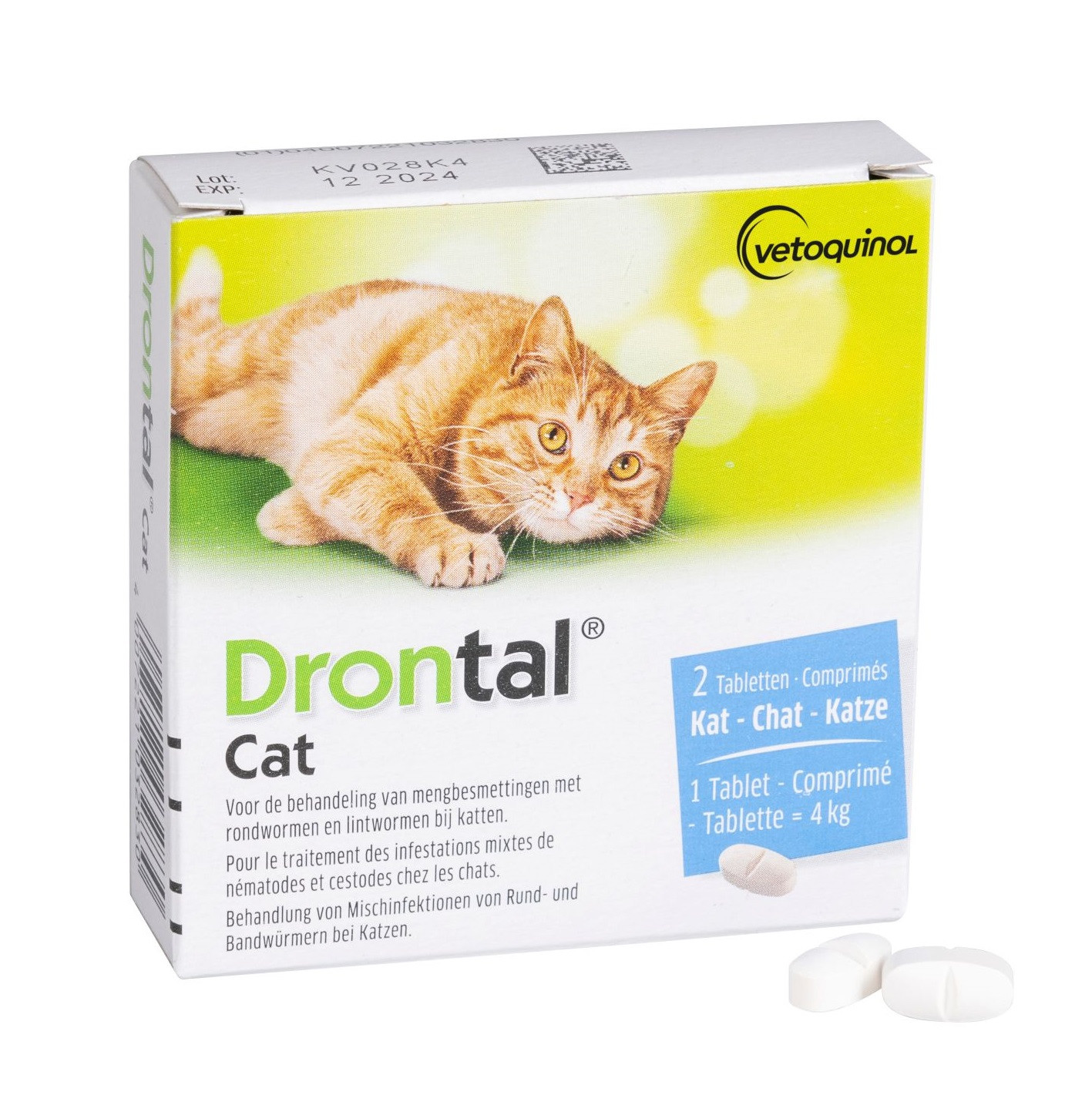 Drontal Cat Entwurmungsmittel für Katzen|Schnelle Wirkung